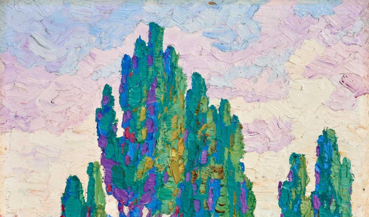 Original Birger Sandzen Oil Painting to sell in Kansas City Auction ...